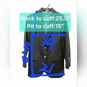 Gucci | Jackets & Coats | Luxury Designer Gucci Lettered Logo Pinstripe ...